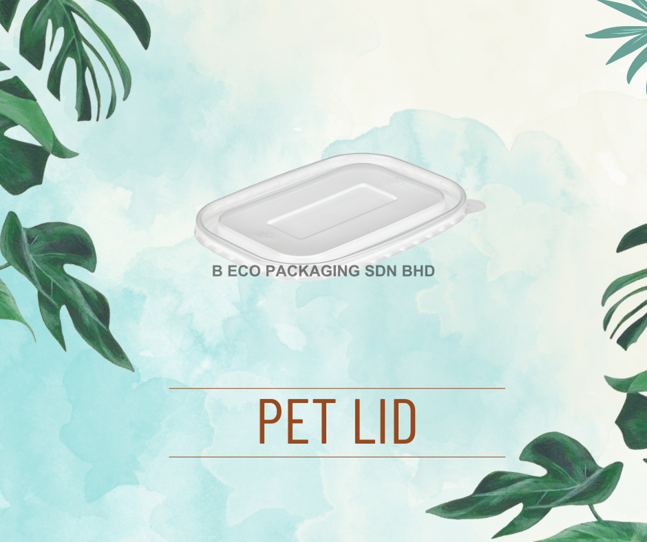 Eco-Friendly Rectangular Paper Bowl with Pet Lid - Biodegradable Food ...